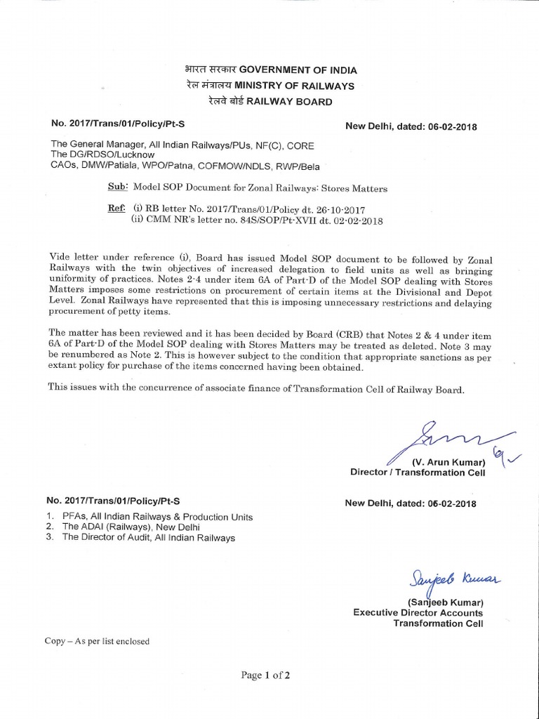 Model SOP 06022018 | PDF
