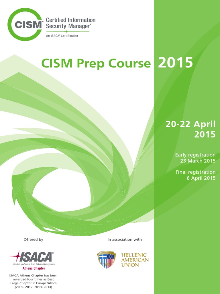 Cism Preparation Course 2015 PDF | PDF | Information Security | Test ...