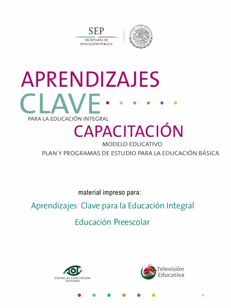Aprendizajes Clave en Educación Preescolar | PDF | Educación de la ...