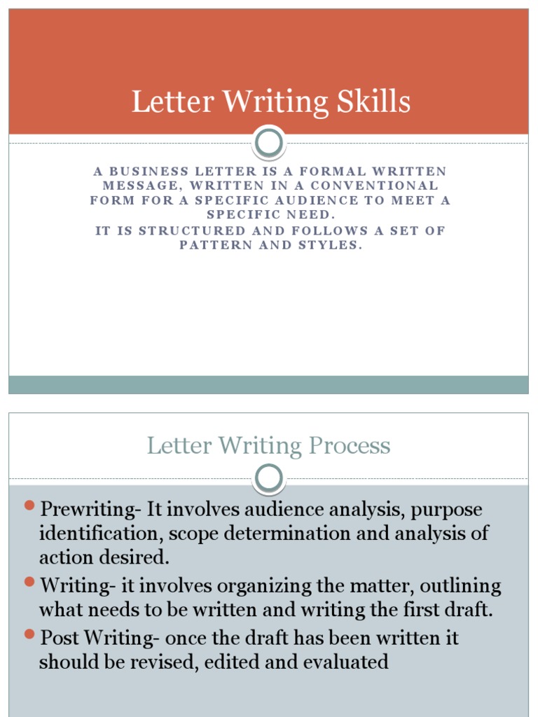 A Comprehensive Guide to Business Letter Writing: Structure, Formats ...