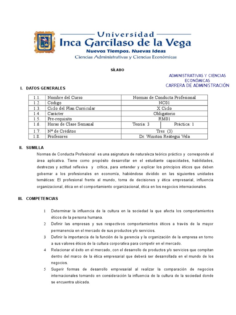 Normas De Conducta Profesional Pdf Toma De Decisiones Moralidad