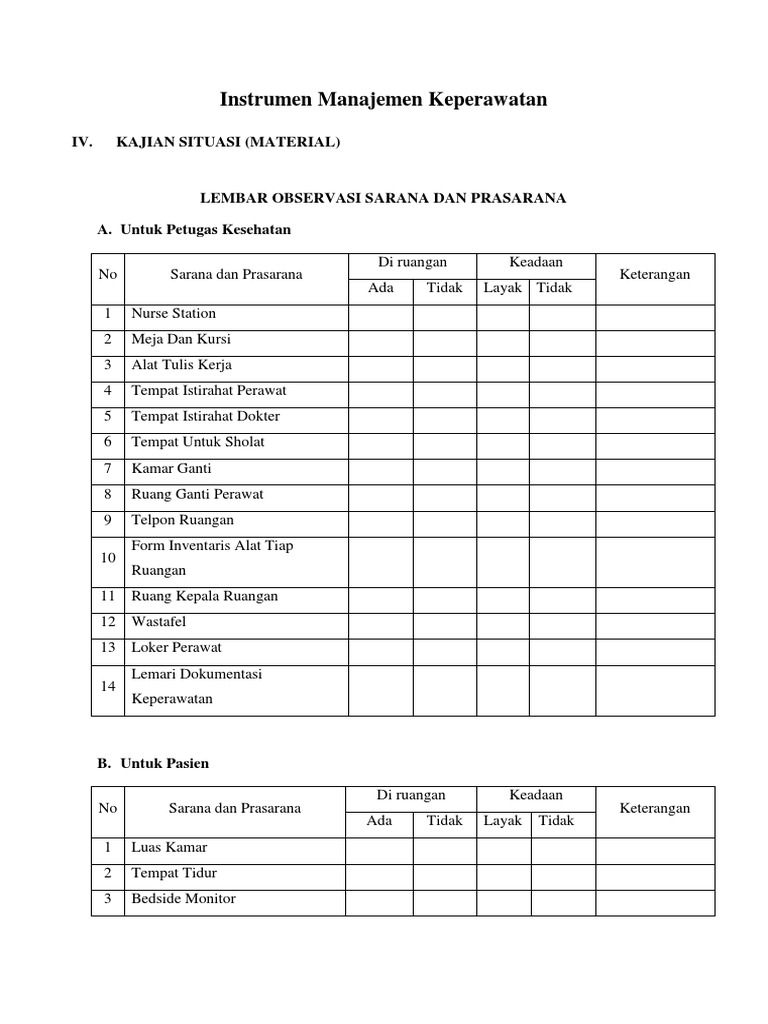 Instrumen Material Fix | PDF