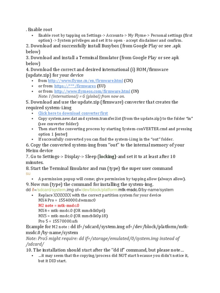 Enable Root | PDF | Booting | Computer Architecture