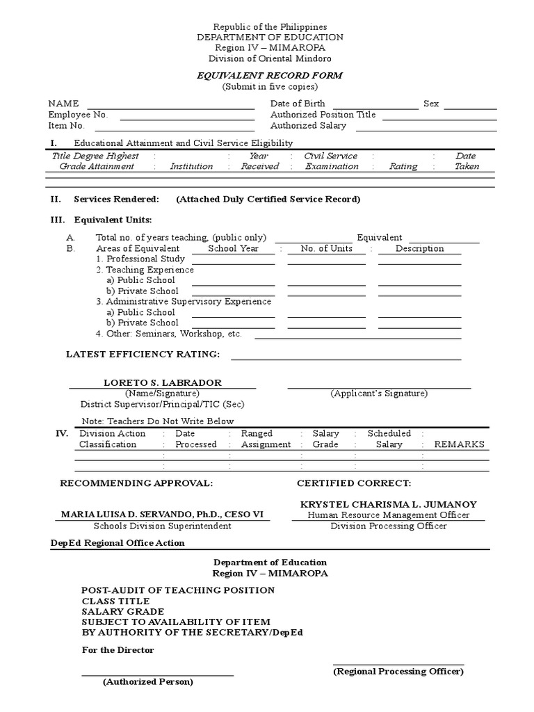 ERF Blank | PDF | Teachers | Behavior Modification