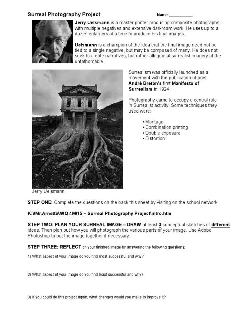 Surreal Photography Project 12 | PDF | Surrealism | Design