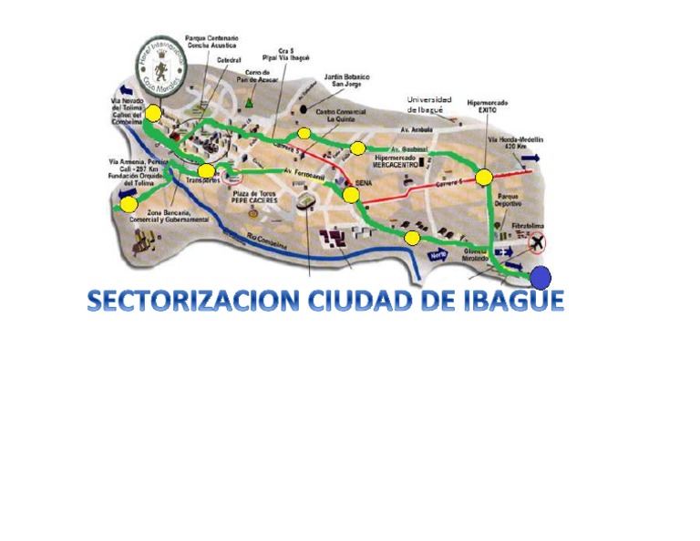 Mapa de Ibagué | PDF