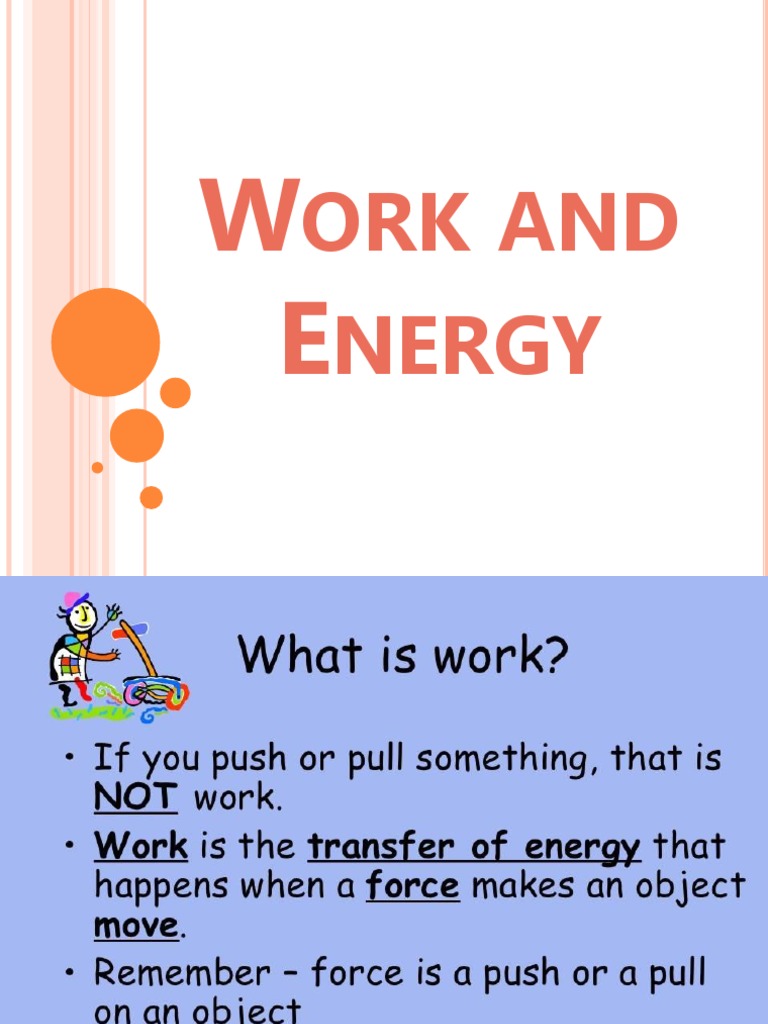 Understanding Work and Energy Transfer | PDF