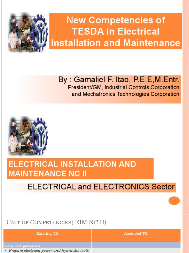 New EIM Package | PDF | Electrical Wiring | Apprenticeship