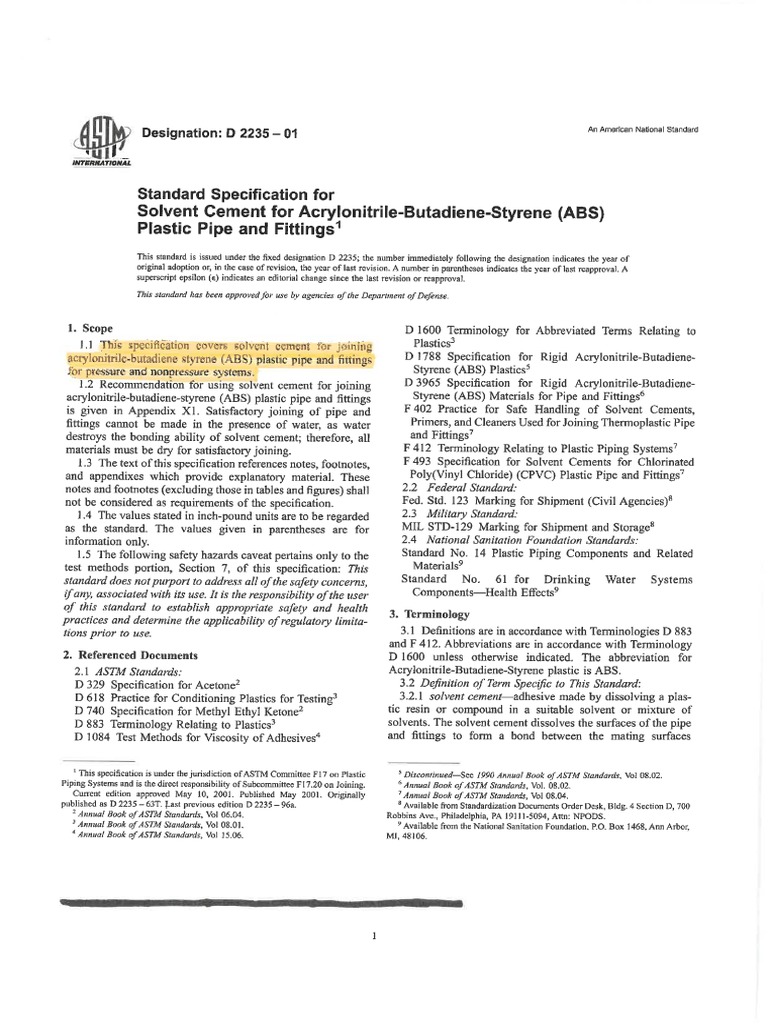 Astm d2235 | PDF