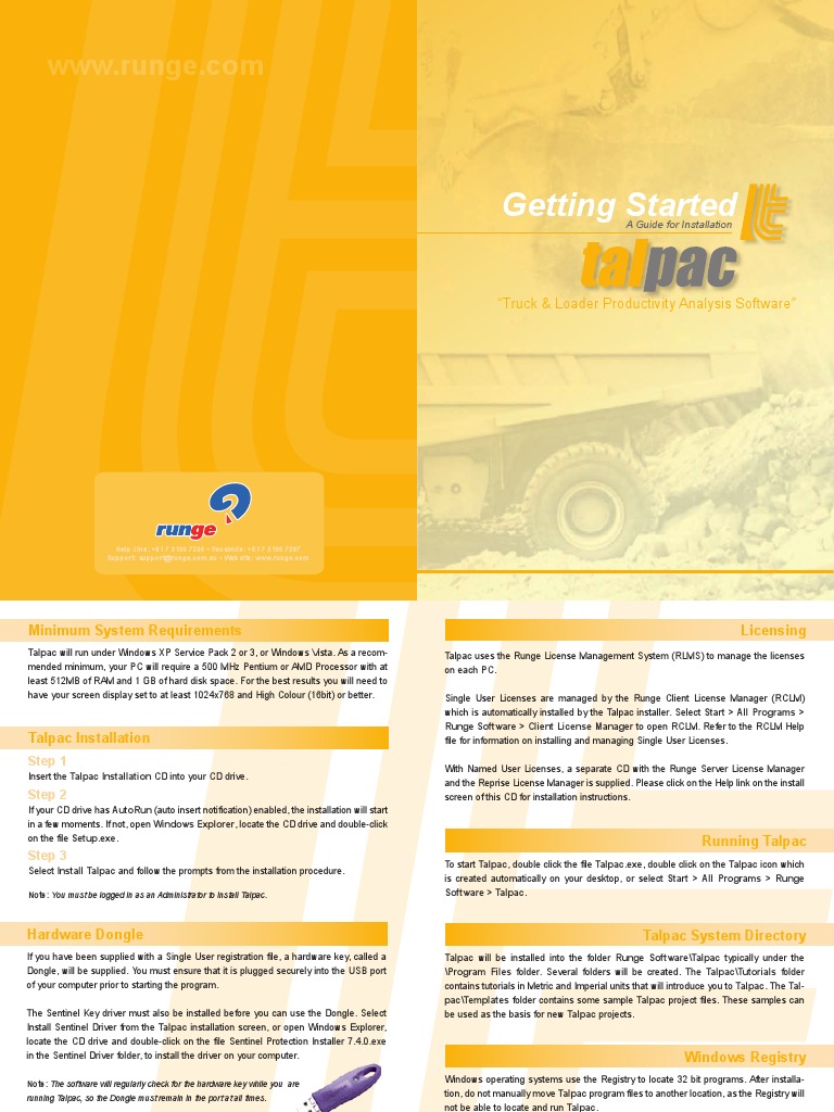 Talpac Installation Guide & Requirements | PDF | Windows Registry ...