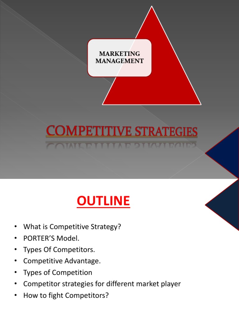Competitive Strategies | PDF | Competitive Advantage | Strategic Management