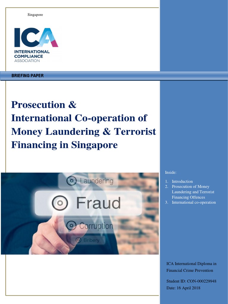 ICA International Diploma in Financial Crime Prevention Assignment 2 ...
