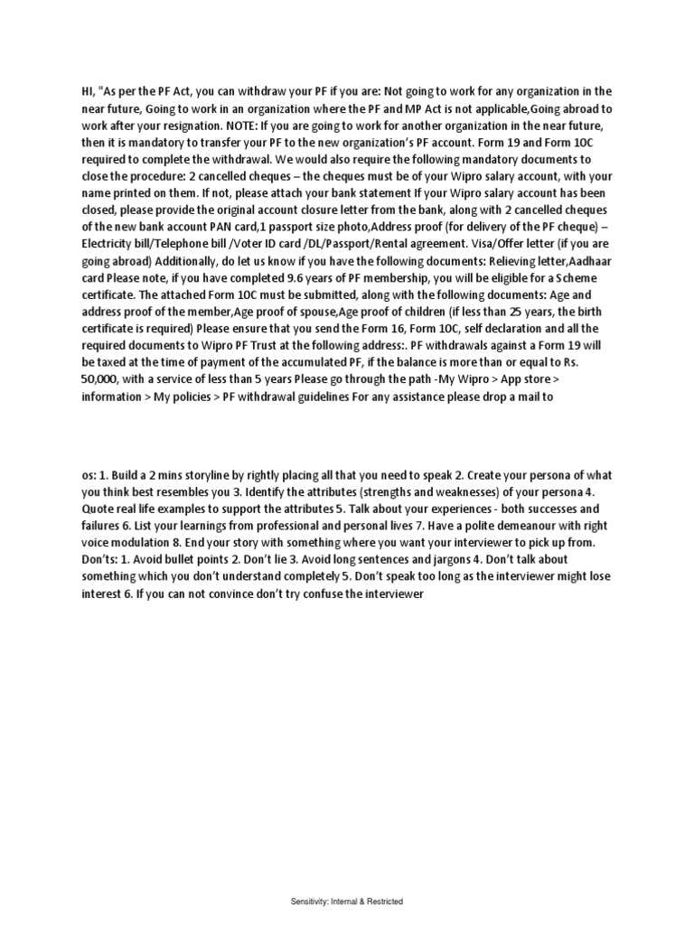 Sensitivity: Internal & Restricted | PDF | Government | Business