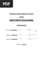Standard Operating Procedure (SOP) (Template) - Scribe | PDF | Computers