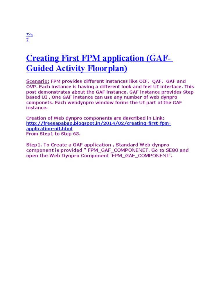 Creating a Guided Activity Floorplan (GAF) Instance in SAP Fiori Launchpad: A Step-by-Step Guide ...