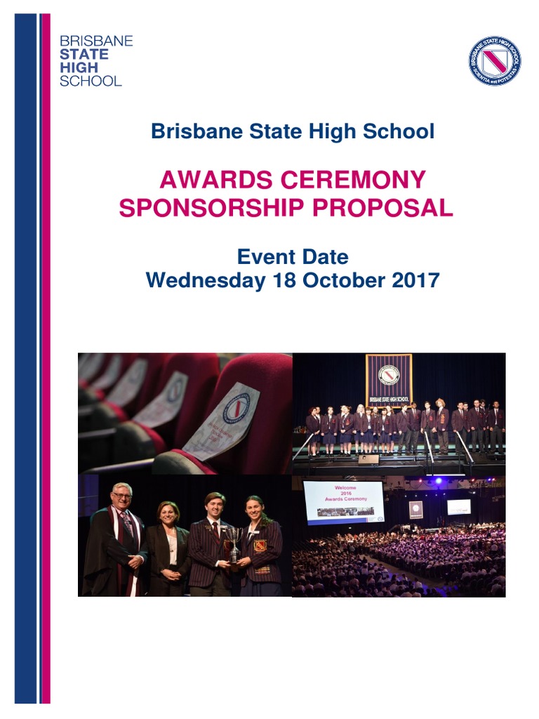 Awards Ceremony Sponsorship Proposal | PDF | Sponsor (Commercial ...