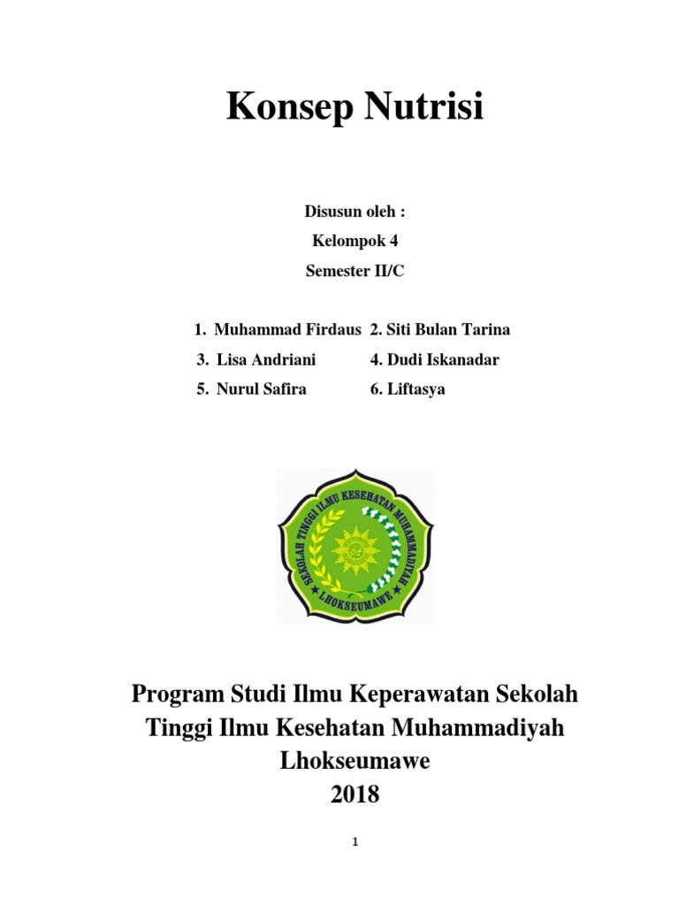 Konsep Nutrisi KDM | PDF