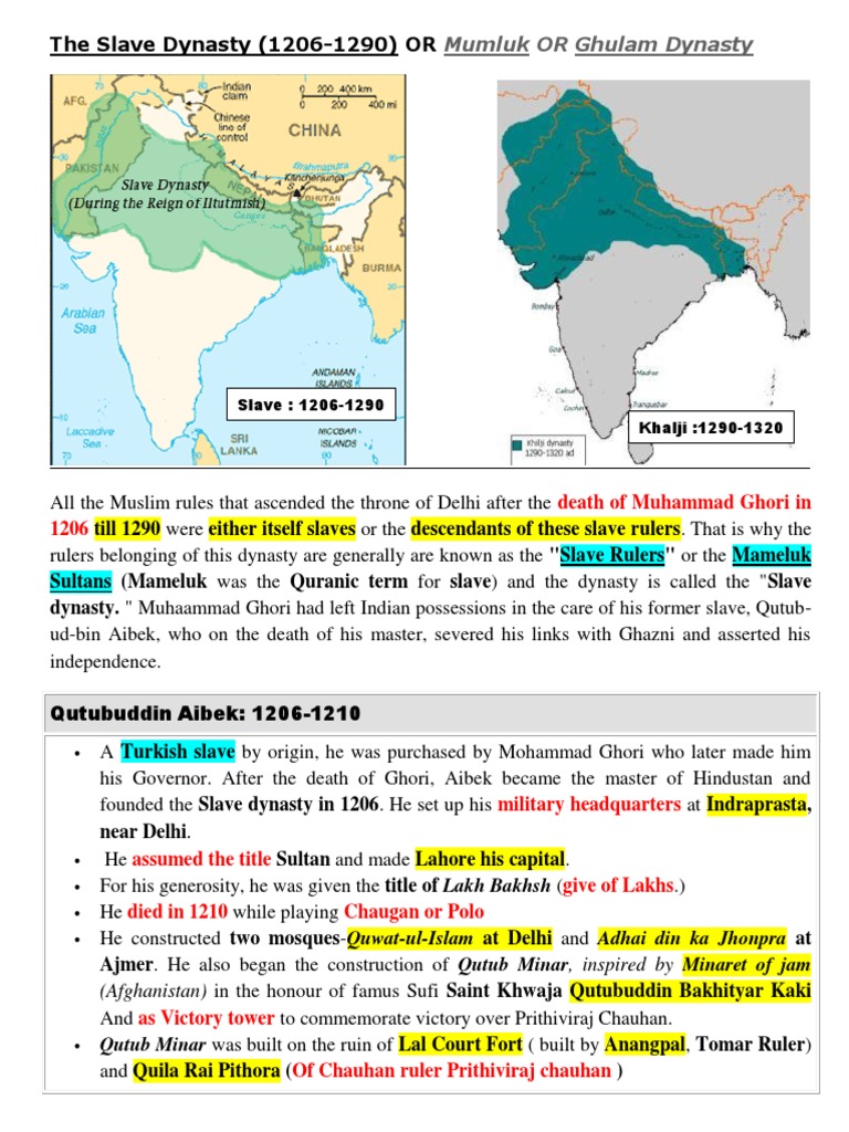 History Medival History Delhi Sultan | PDF | History | Religion ...