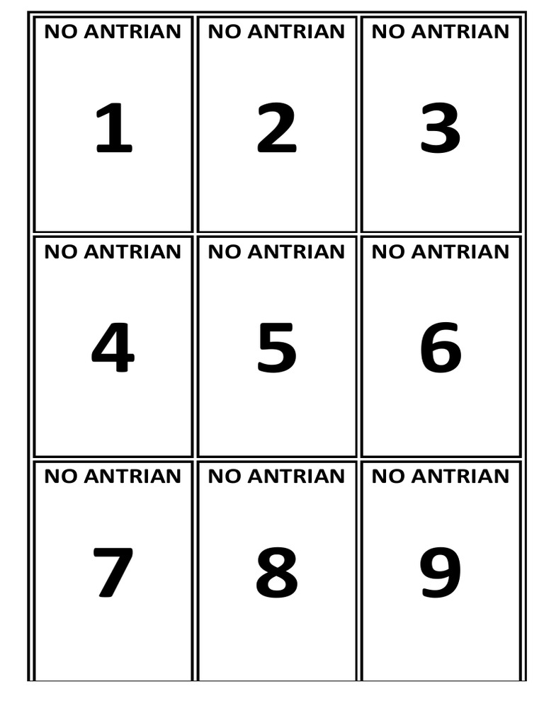 No Antrian No Antrian No Antrian | PDF