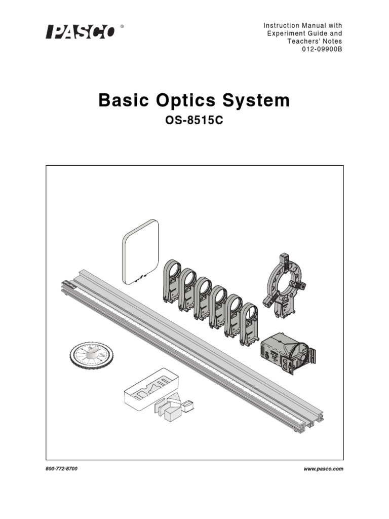 This Is Just PASCO MANUAL | PDF | Lens (Optics) | Refraction