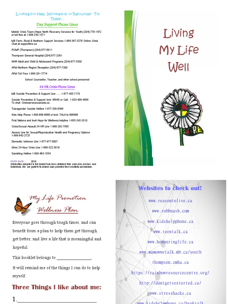 Living Life Well Booklet | PDF | Coping (Psychology) | Mood (Psychology)
