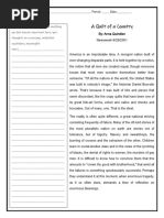 A Quilt of A Country Summary | PDF | Quilt