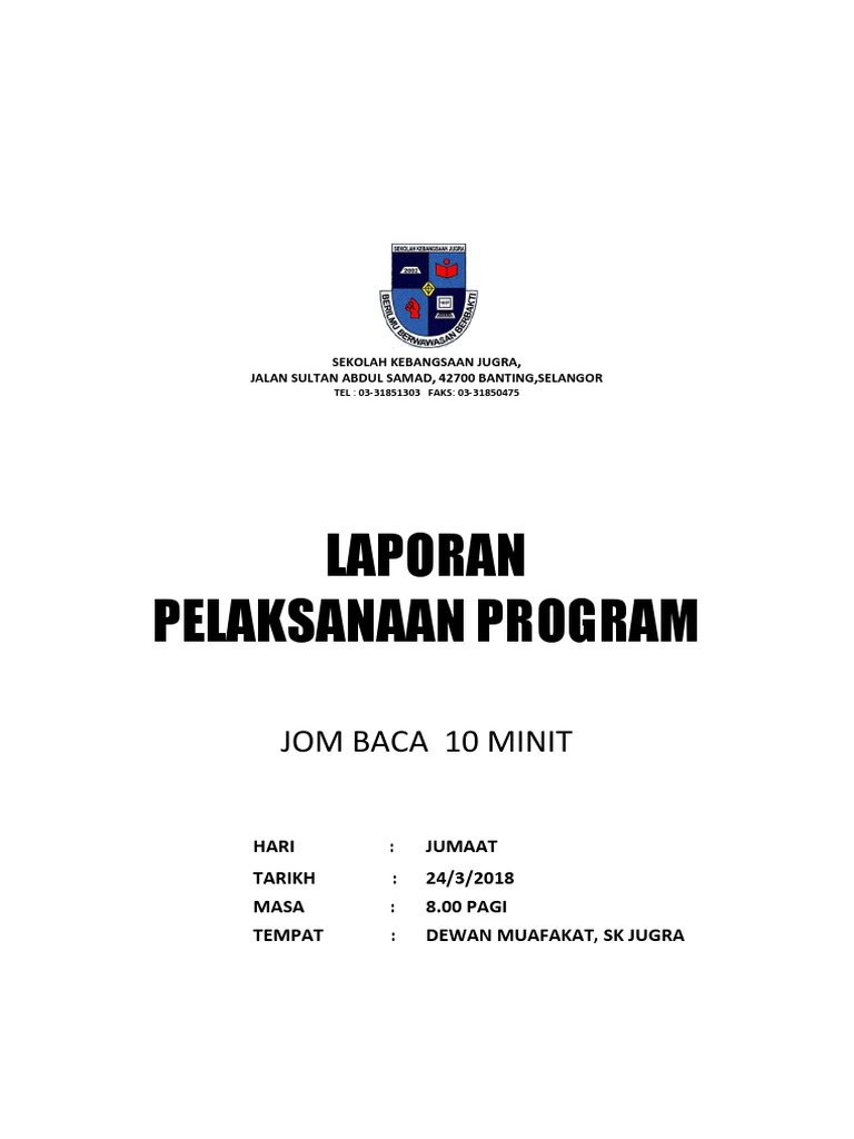 Laporan Jom Baca | PDF