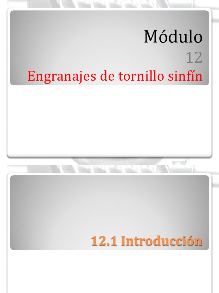 Curso Engranajes Pdf Engranaje Máquinas