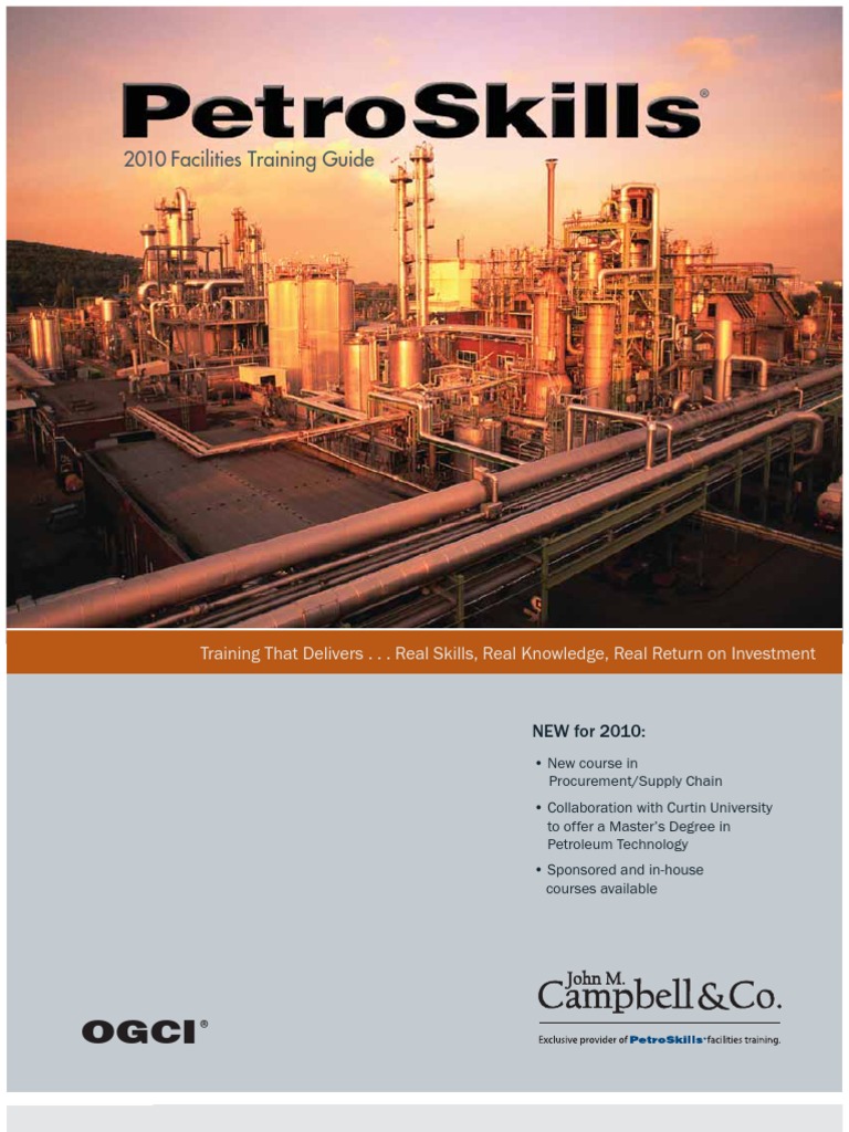 2010 PetroSkills Facilities Training Guide | PDF | Competence (Human ...