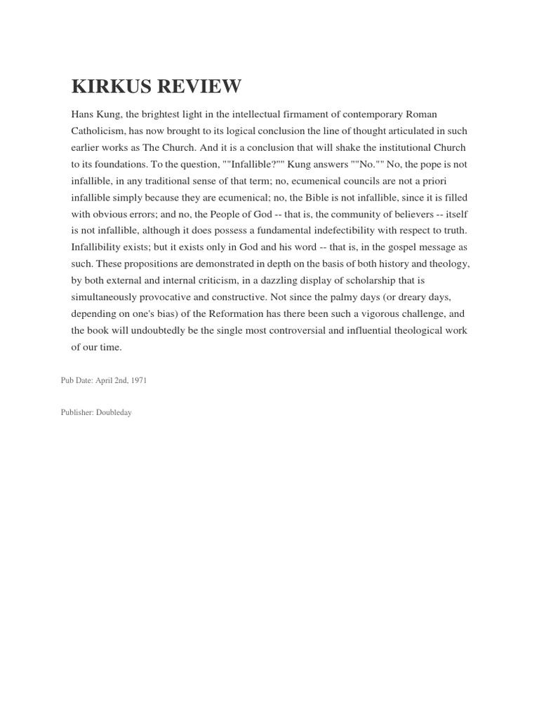 Kirkus Review: Pub Date: April 2nd, 1971 | PDF