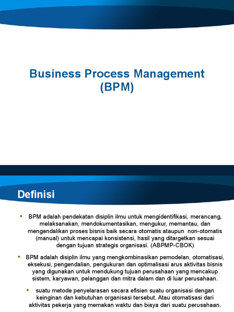 Materi 6 BPM - Life Cycle | PDF