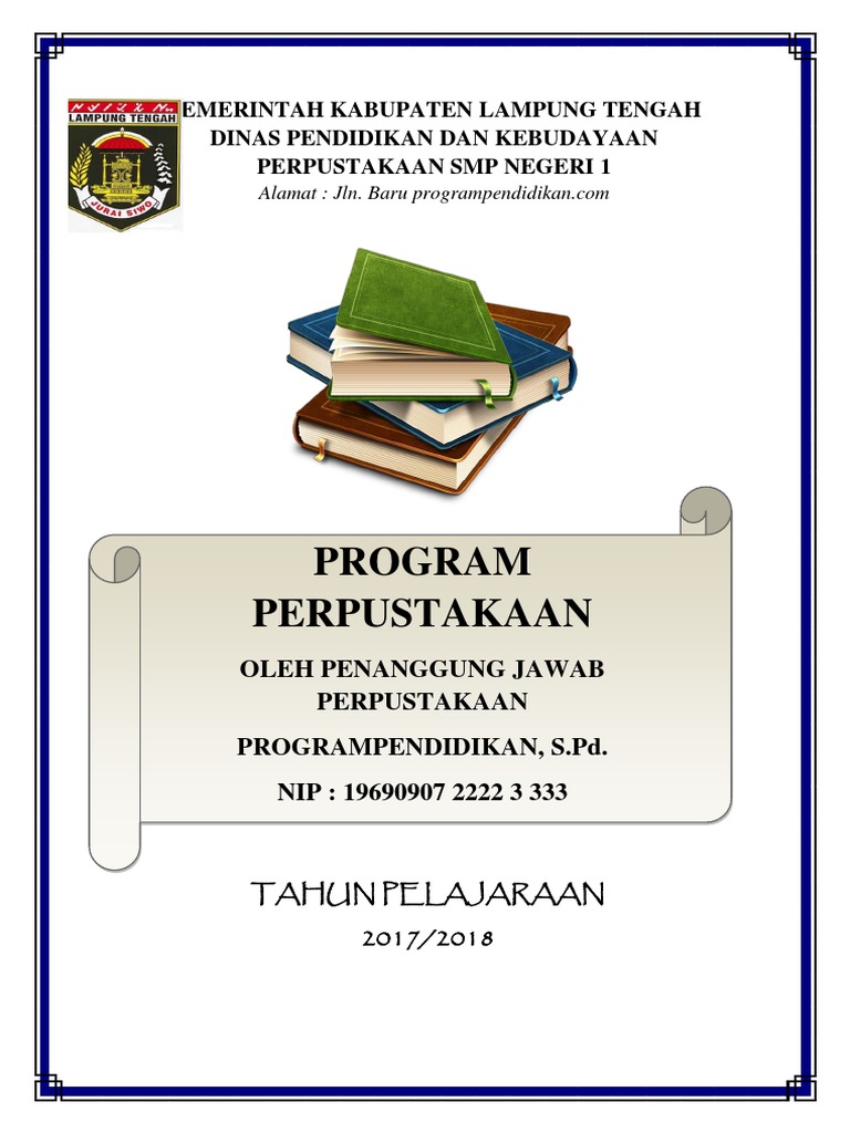 Program Kerja Perpus 2018 | PDF