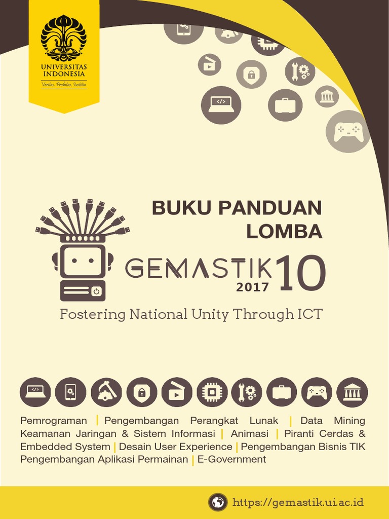 Panduan Gemastik 2017 v2.5 1 November 2017 Cover | PDF