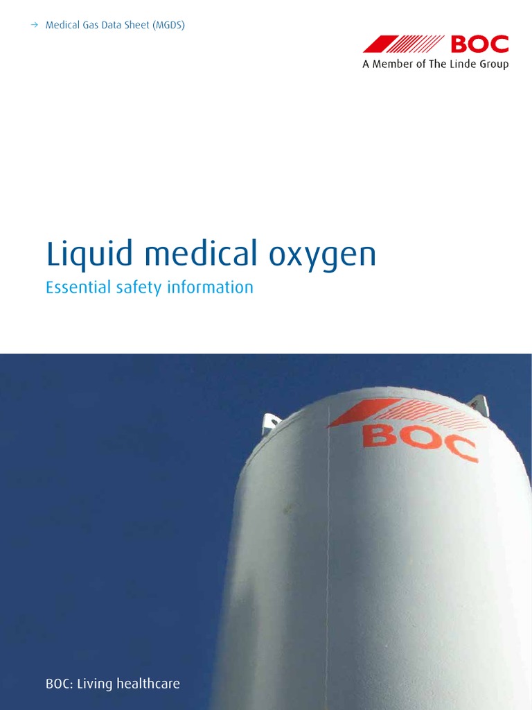 Medical Liquid Oxygen Tcm410-55834 | PDF | Oxygen | Blood
