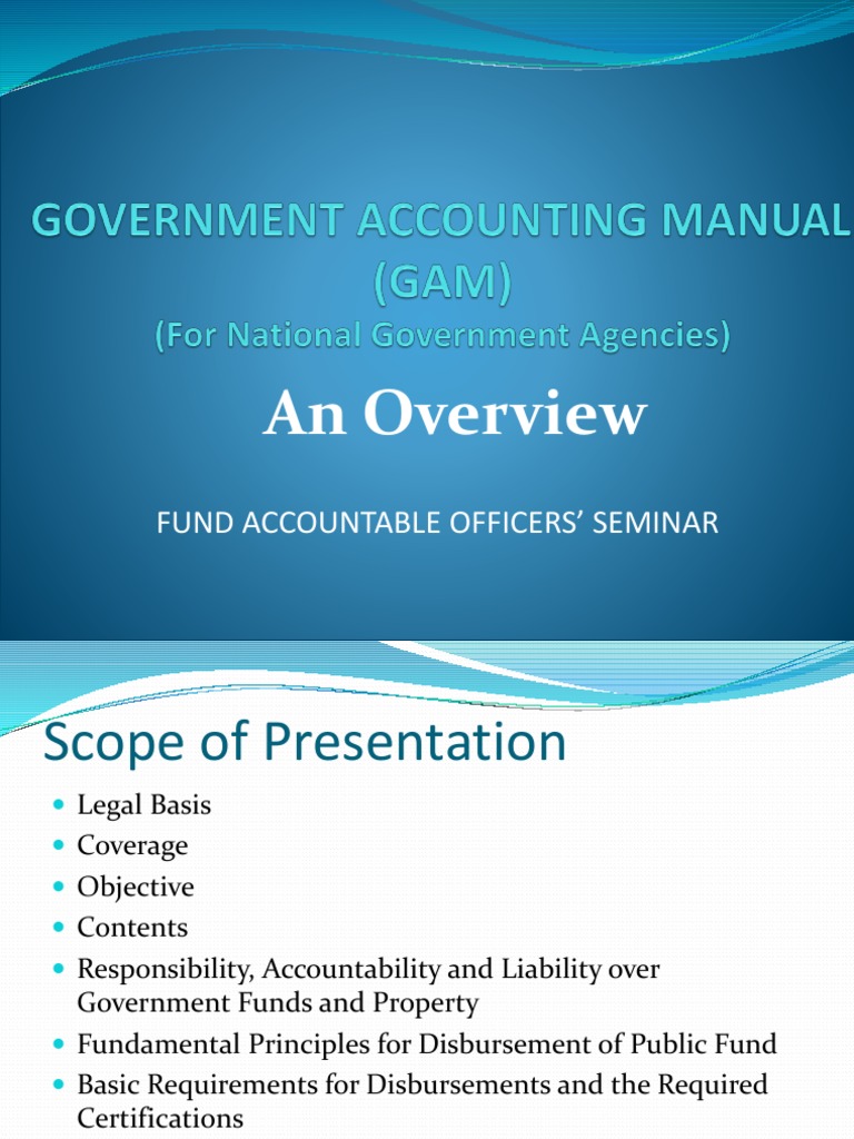 GAM Overview Revised | PDF | Legal Liability | Accounting