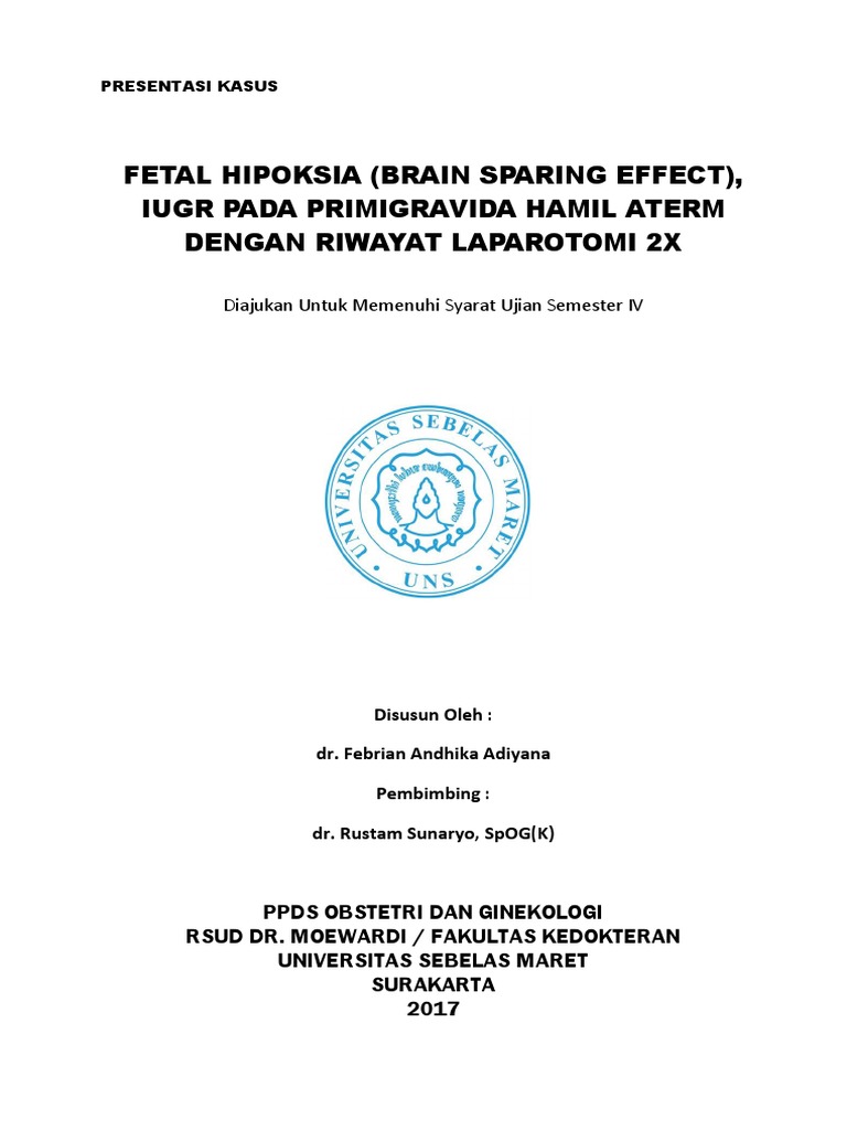 Brain Sparing Effect - Cover | PDF