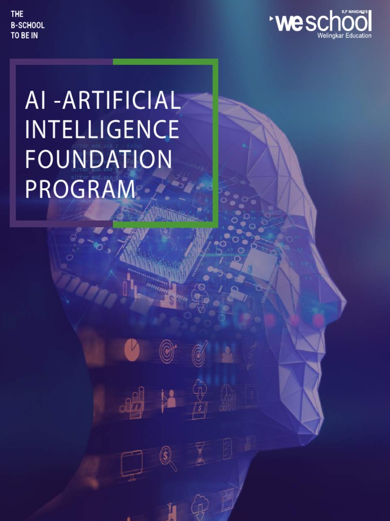 Ai Artificial Intelligence Program Brochure By Weschool Bangalore Welingkar Management 