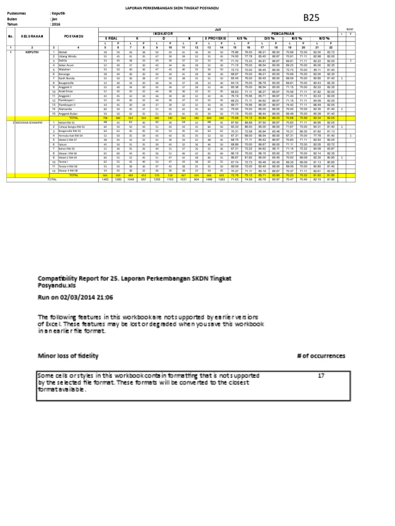 Laporan SKDN Jan | PDF