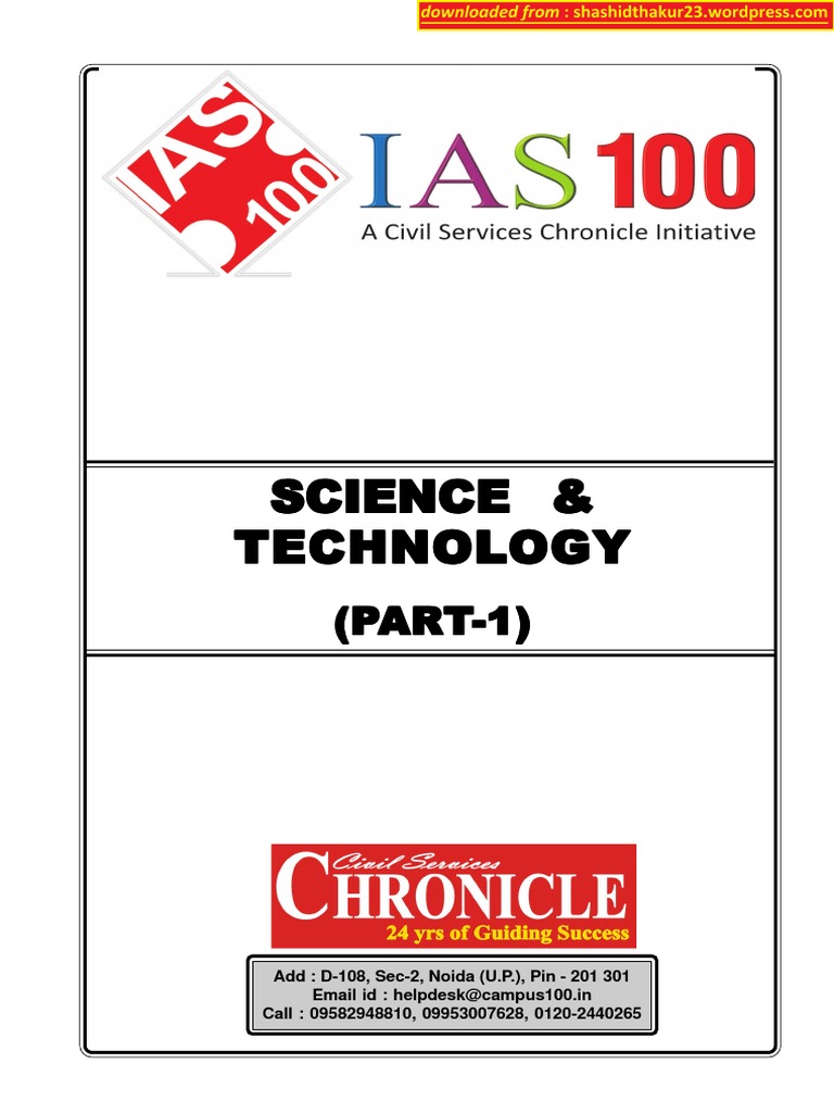 S - T Chronicle IAS (Shashidthakur23.wordpress - Com) PDF | PDF ...