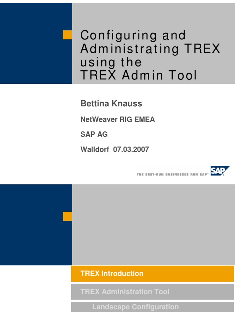 Trex PDF | PDF | Search Engine Indexing | Server (Computing)