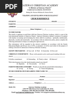 Ministry Report Form | PDF