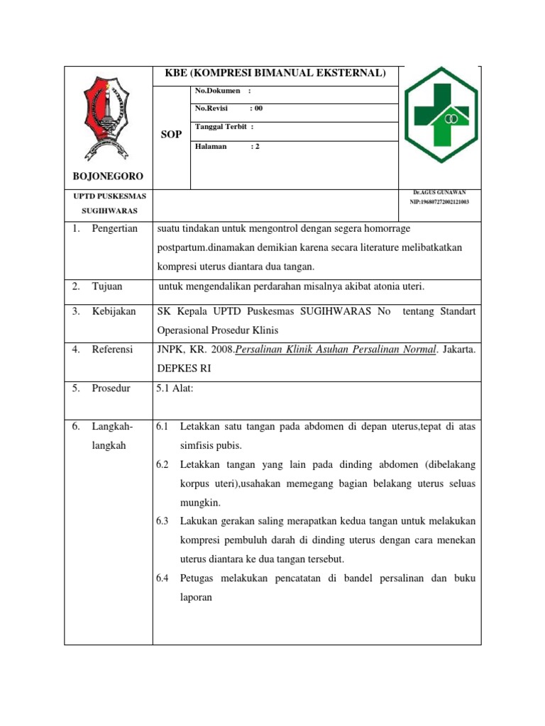 Sop Kbe | PDF | Sains & Matematika