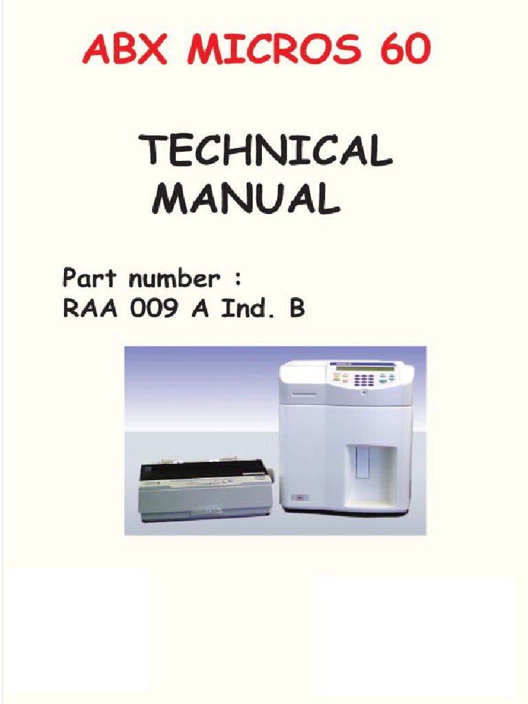 Manual de Servicio-Micros 60 PDF | PDF | Syringe | Valve