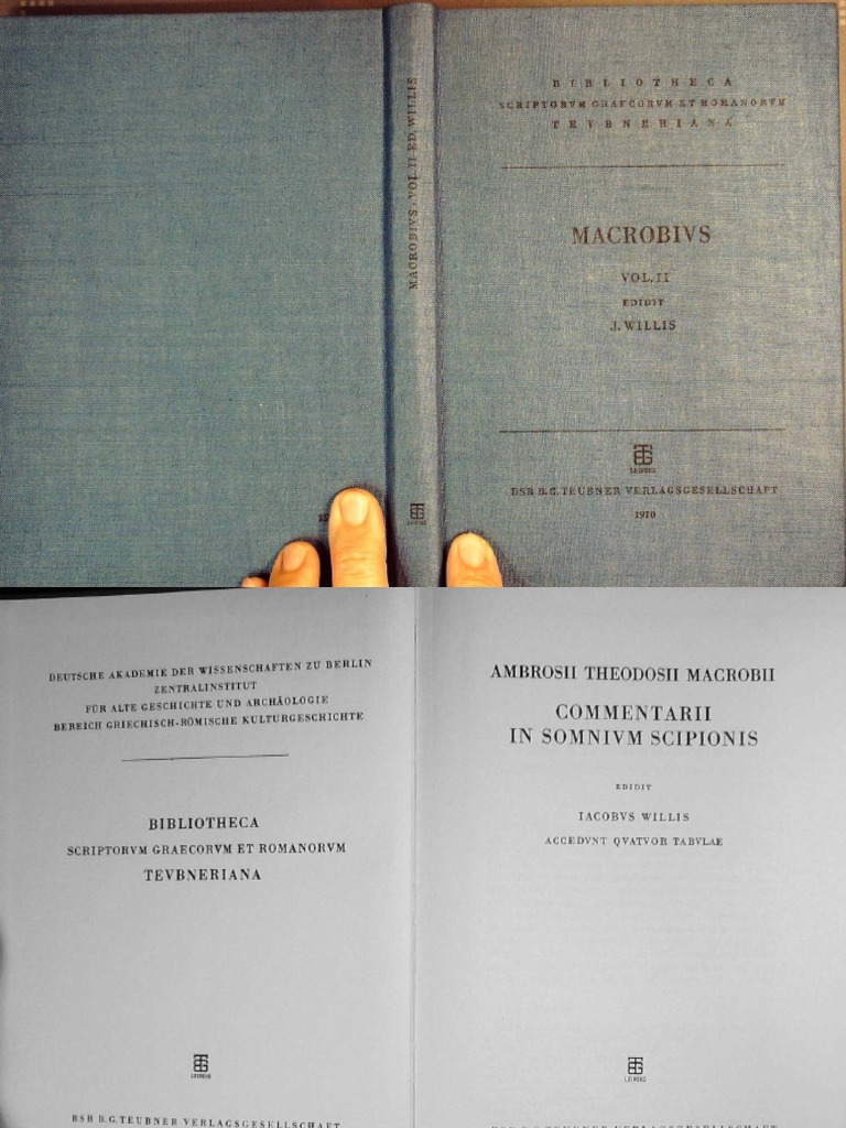 Ambrosius Theodosius Macrobius - Saturnalia (Vol. 2, Leipzig, 1970) | PDF