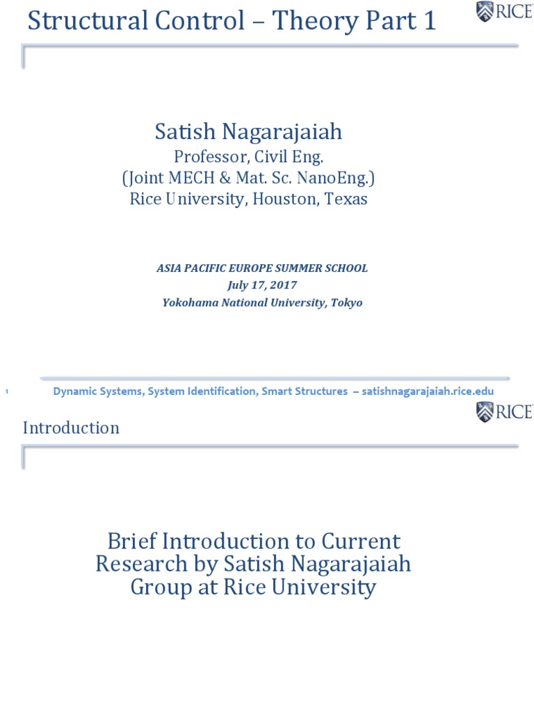 Struc Dyn Sys Control 1 | PDF | Control Theory | Systems Theory