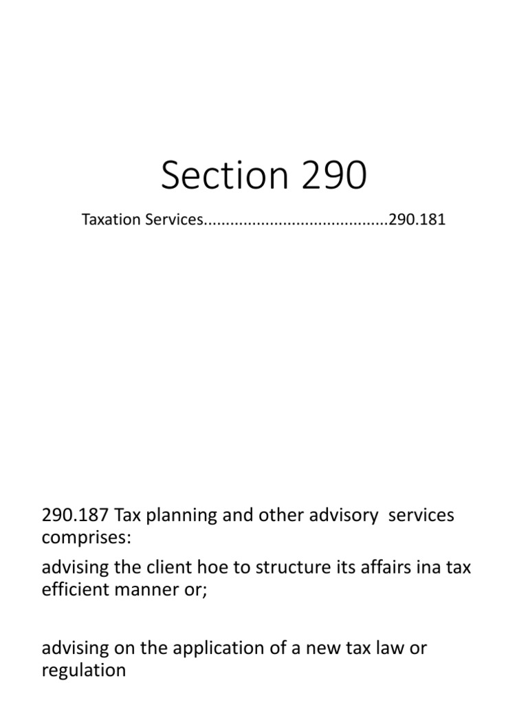 Section 290 | Download Free PDF | Internal Audit | Audit