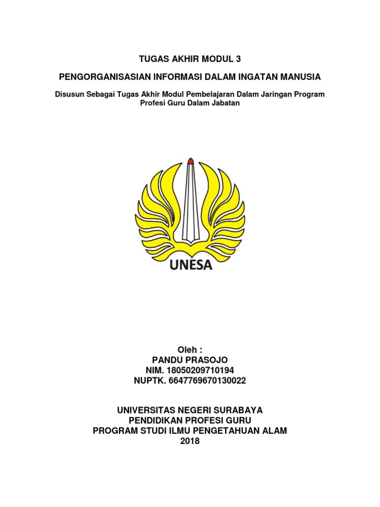 Cover Tugas PPG | PDF