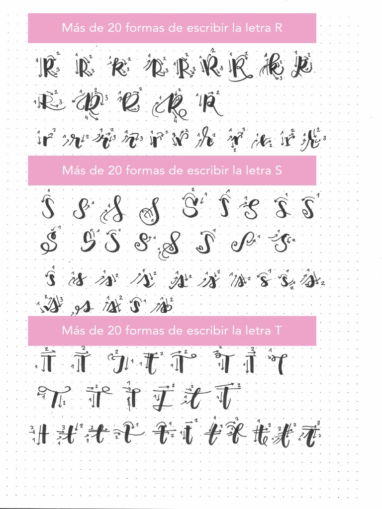 Lettering RST | PDF