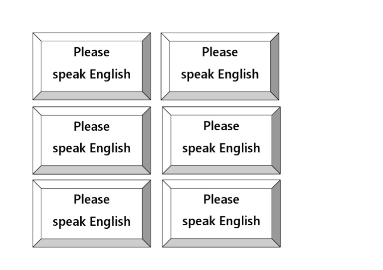 Please Speak English To Me | PDF