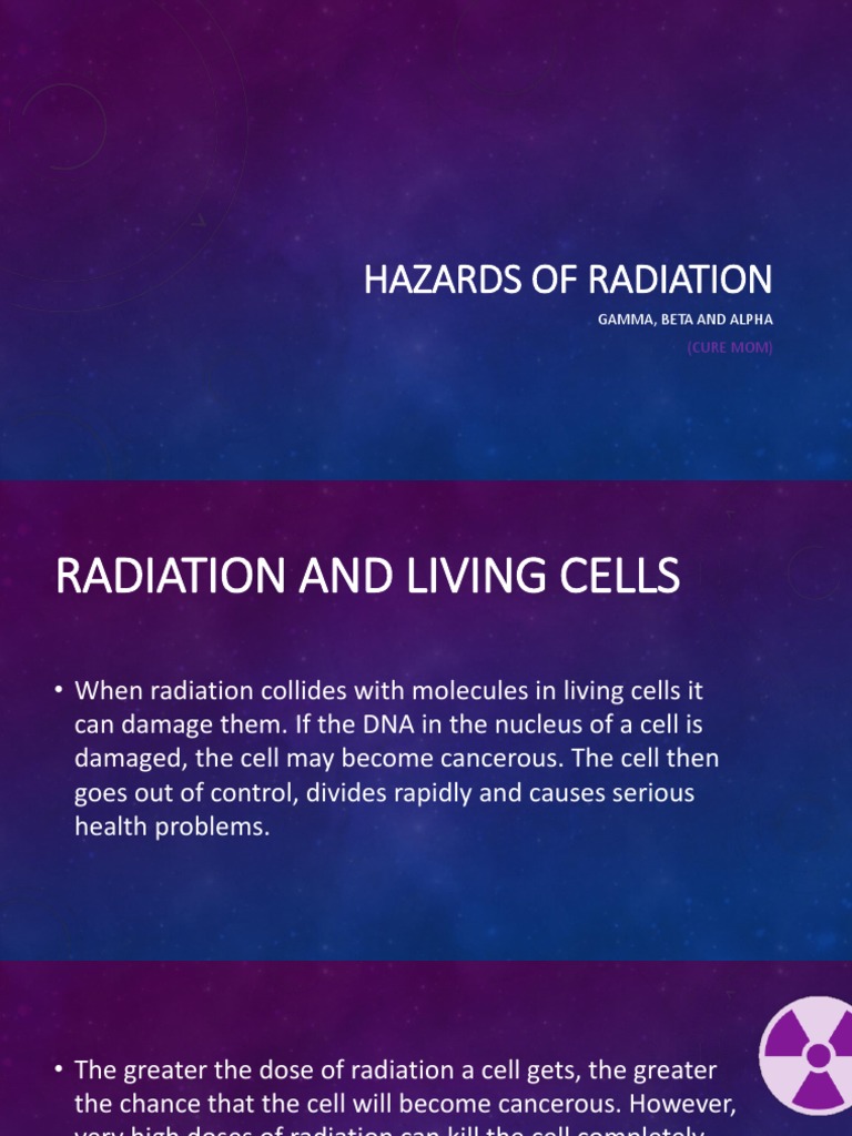 Hazards of Radiation | PDF | Wellness